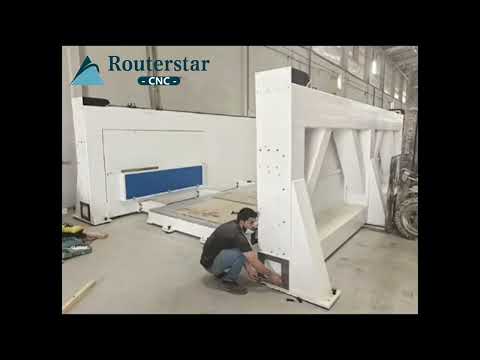 5 axis wood cnc router installation