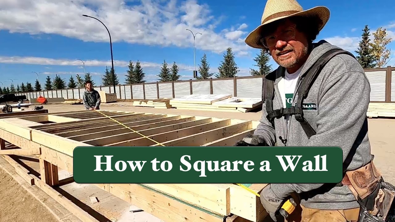 How to Square a Wall - YouTube
