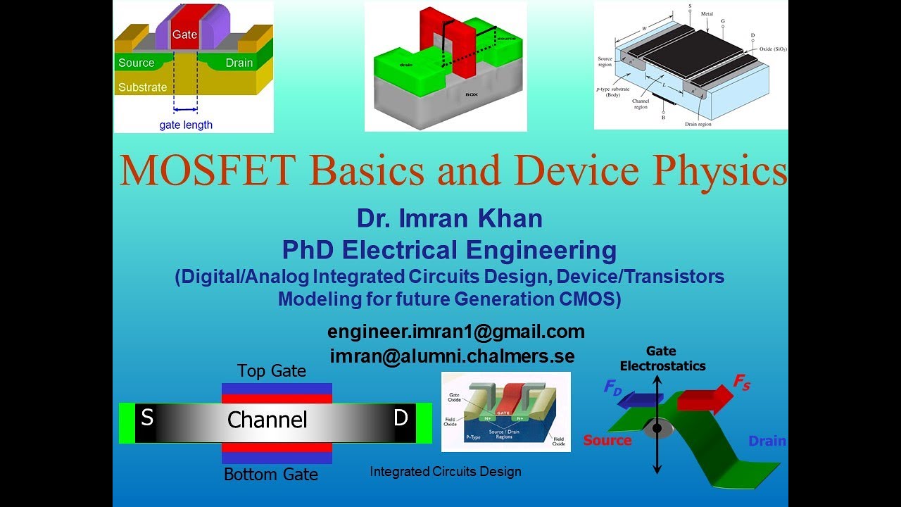 MOSFET Basics and Device Physics || Introduction to MOSFET By Dr. Imran ...