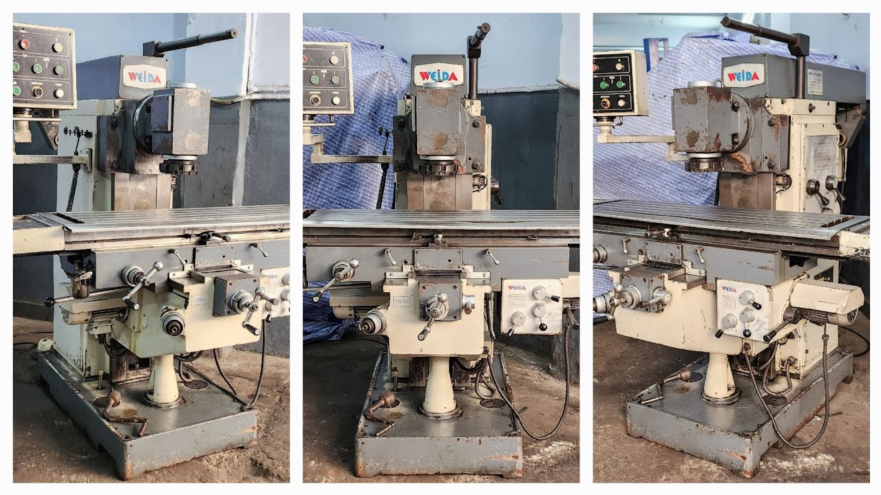 🔴 Used Universal Milling Machine - " WEIDA - XW6032B " - YouTube