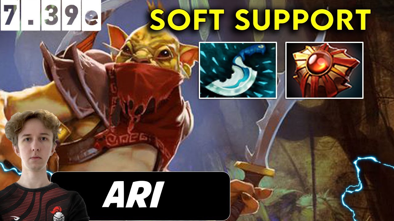 Ari Batrider Soft Support - Dota 2 Patch 7.39e Pro Player Full Gameplay ...