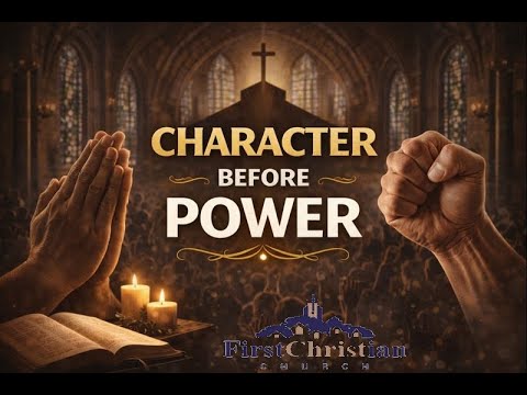 CHARACTER BEFORE POWER - YouTube