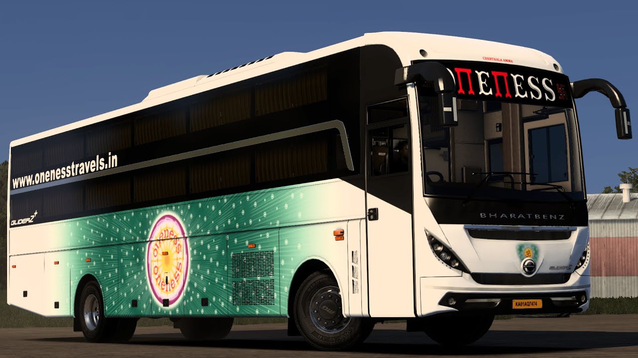 ONENESS TRAVELS NEW MG GLIDERZ BHARAT BENZ AC SLEEPER BUS | PUNALUR⇆ ...