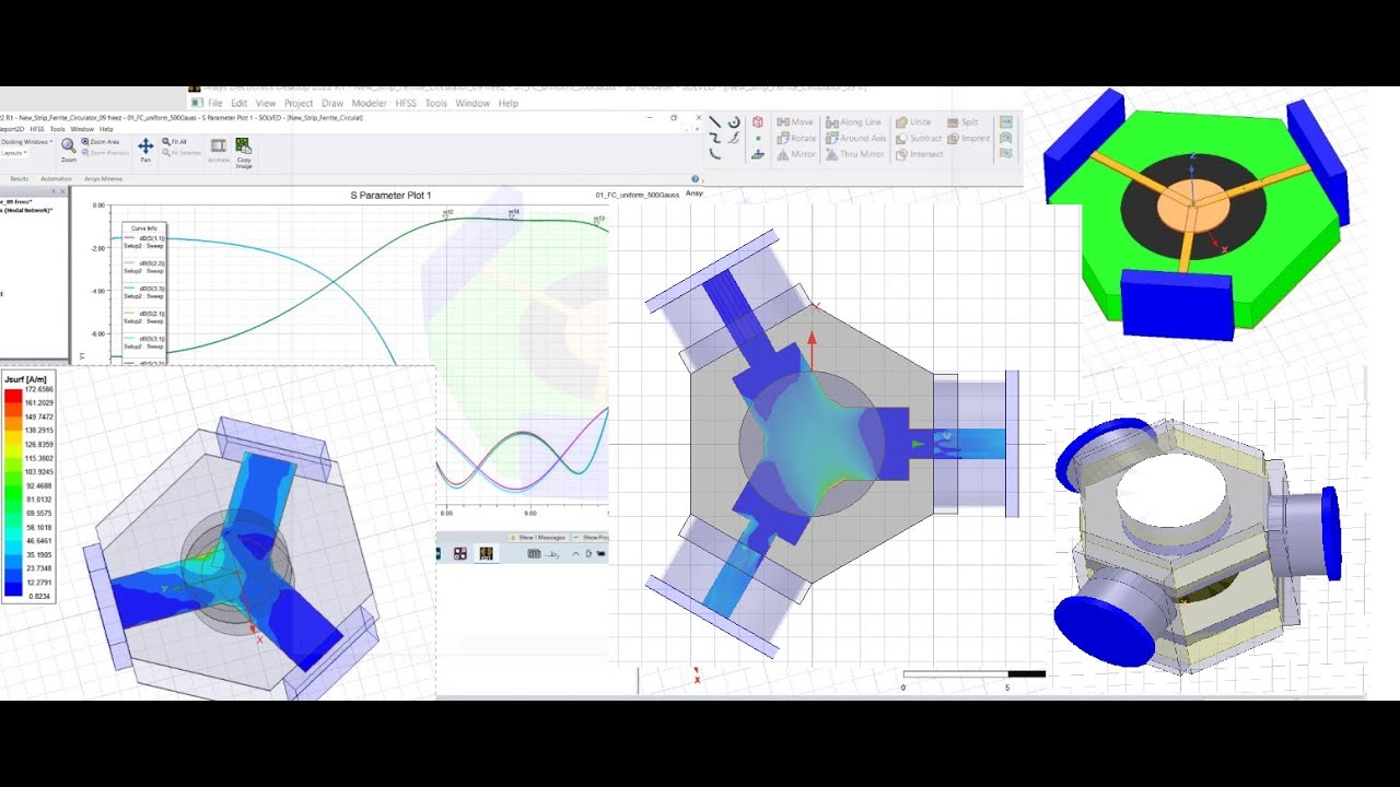 Part 4/4 ----Design and 3D Modeling of connectorized Ferrite Isolators ...