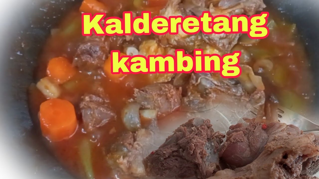 Kalderetang kambing Recipe+story time||Filipino Food || Filipina in ...