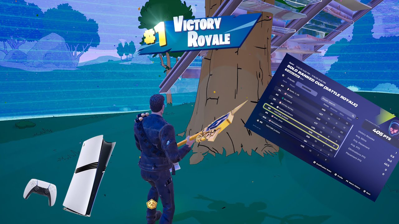 How I got TOP 10 IN SOLO RANKED CUP ON CONSOLE (4K 60FPS) - YouTube