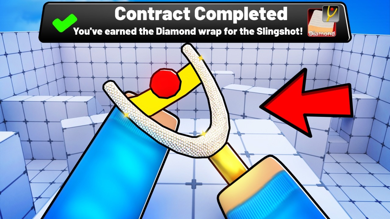 I finally unlocked DIAMOND SLINGSHOT in Roblox Rivals... (0.001%) - YouTube