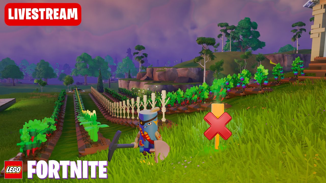 "Auto Farming" LEGO Fortnite Livestream - YouTube