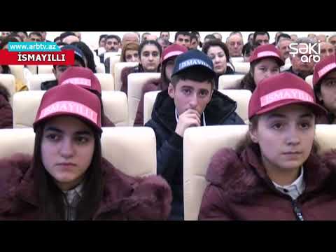 İsmayillili mektebliler diger rayonlari tanimaq uchun yola salinir