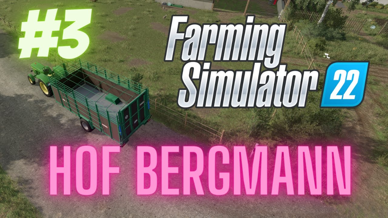 HOF BERGMANN | FS22 | 🐑SHEEP!!🐑 #3 | 4K | #farmingsimulator22 - YouTube