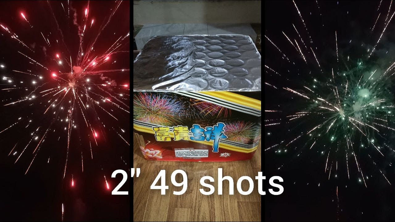 2 inch 49 shots firework cake || 2“ 49发烟花 || Chinese New Year 农历新年 2022 ...