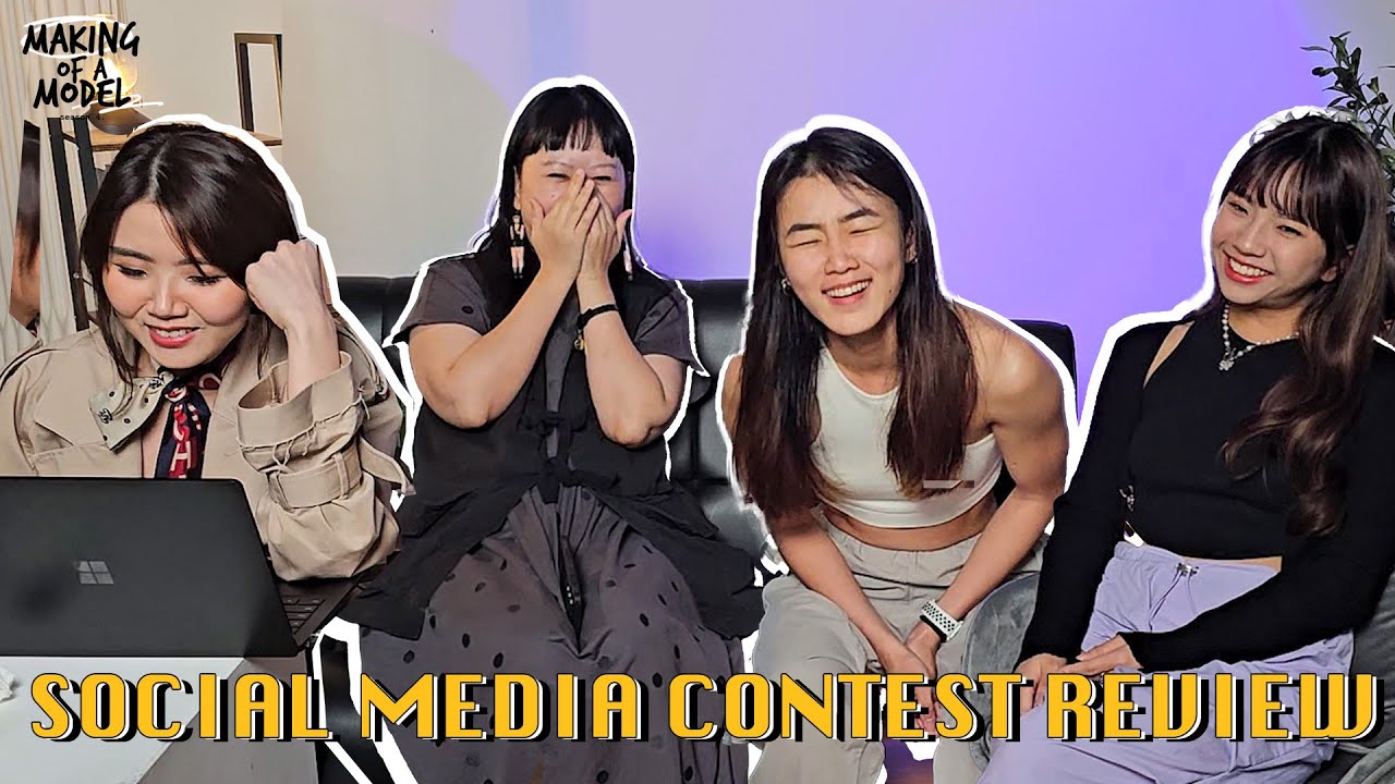 Reviewing social media contest submissions | Making Of A Model Season 4 ...
