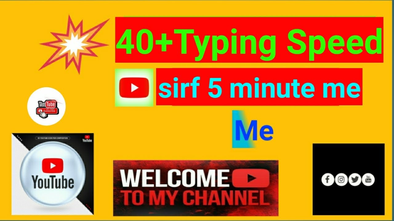 40 Plus typing speed 🔱‼️🙀 - YouTube