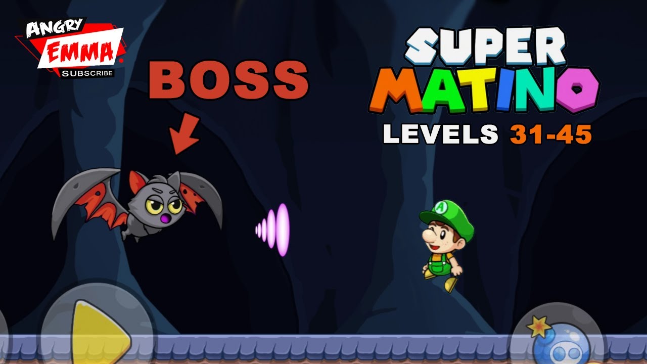 Super Matino Go - Levels 31-45 + BOSS - YouTube
