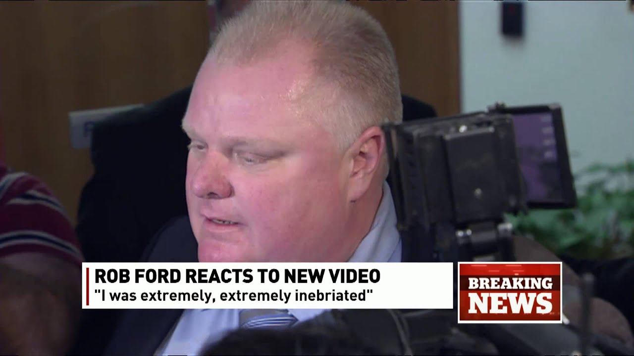 Rob Ford Scandal: A new video and live apology Pt. 1 - YouTube