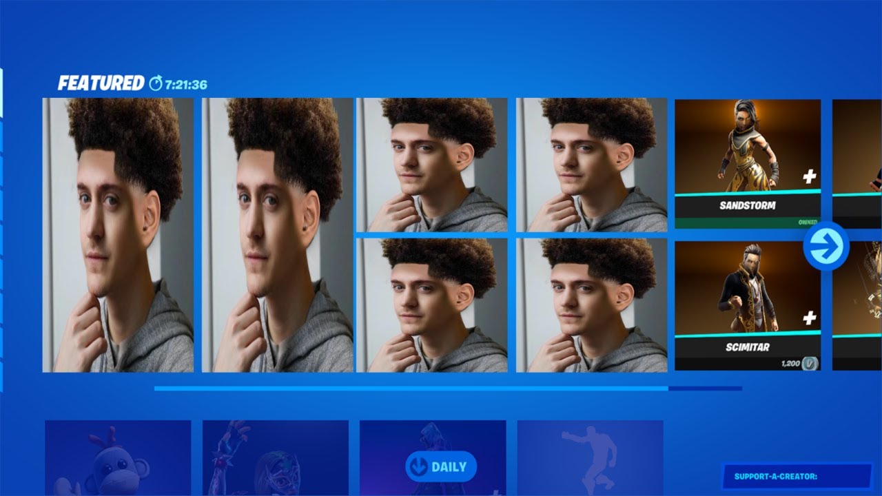 Fortnite but Low Taper Fade - YouTube