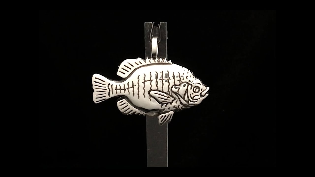 Sunfish Brim Fish Pendant by Paxton Jewelry - YouTube