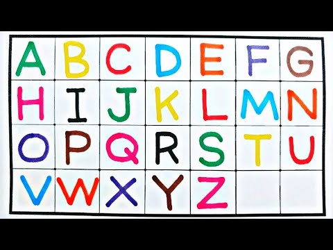 Learn alphabet abcd and 123 numbers. 1234,abcd. a for apple b for ball ...