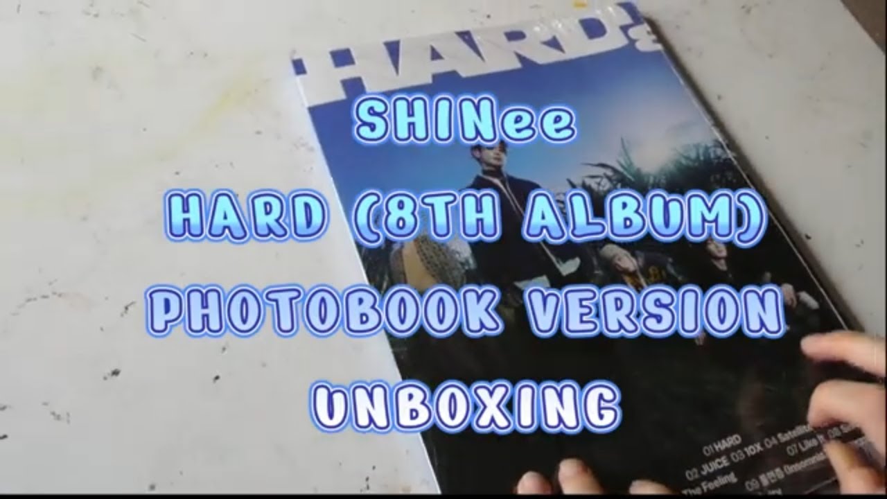 SHINEE HARD 8TH ALBUM PHOTOBOOK VERSION UNBOXING KPOP - WHICH PHOTOCARD ...