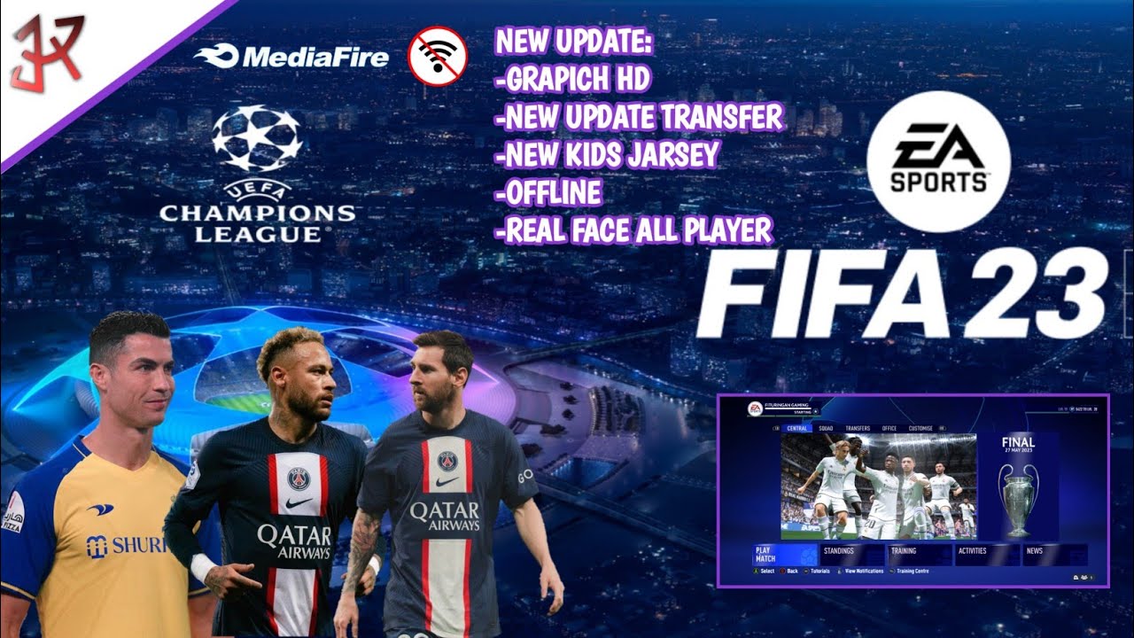 FIFA 23 MOD LIGA CHAMPIONS || FIFA 23 MOBILE - YouTube
