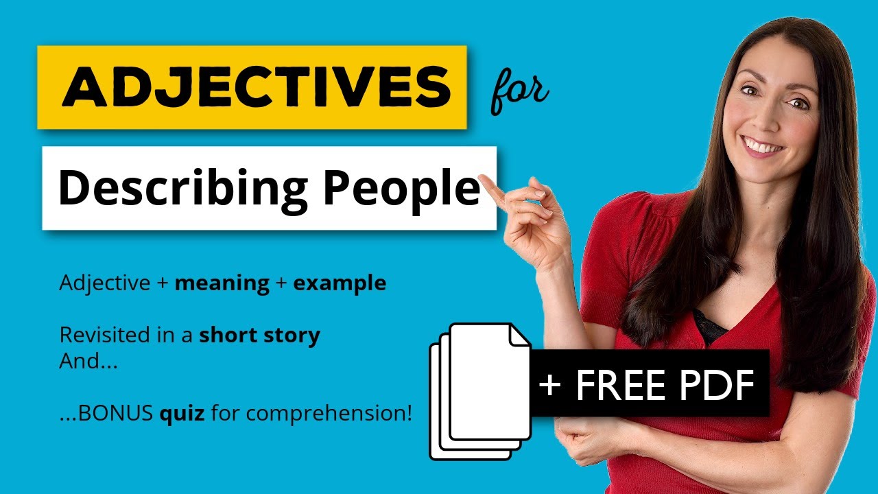 English Adjectives to Describe Personality (Characteristics) - YouTube