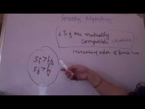 DAA 2.3.1 Greedy Activity Selection Problem - YouTube