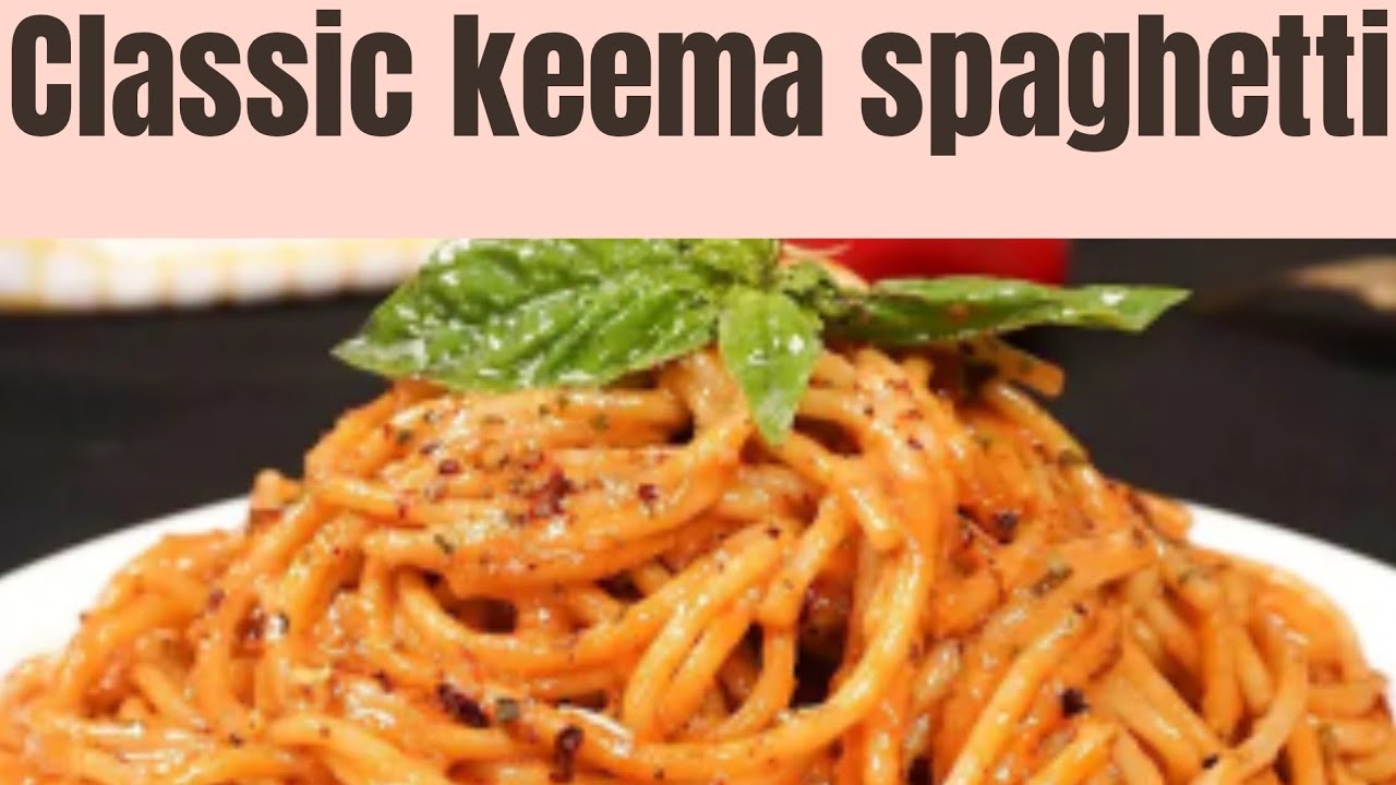 Tasty keema spaghetti recepi | classic keema noodles recepi | instant ...