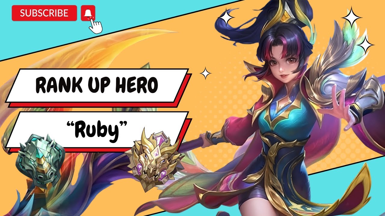 RANK UP HEROES!!!!! - The Fighter Ruby Gameplay - Mobile Legends: Bang Bang - YouTube
