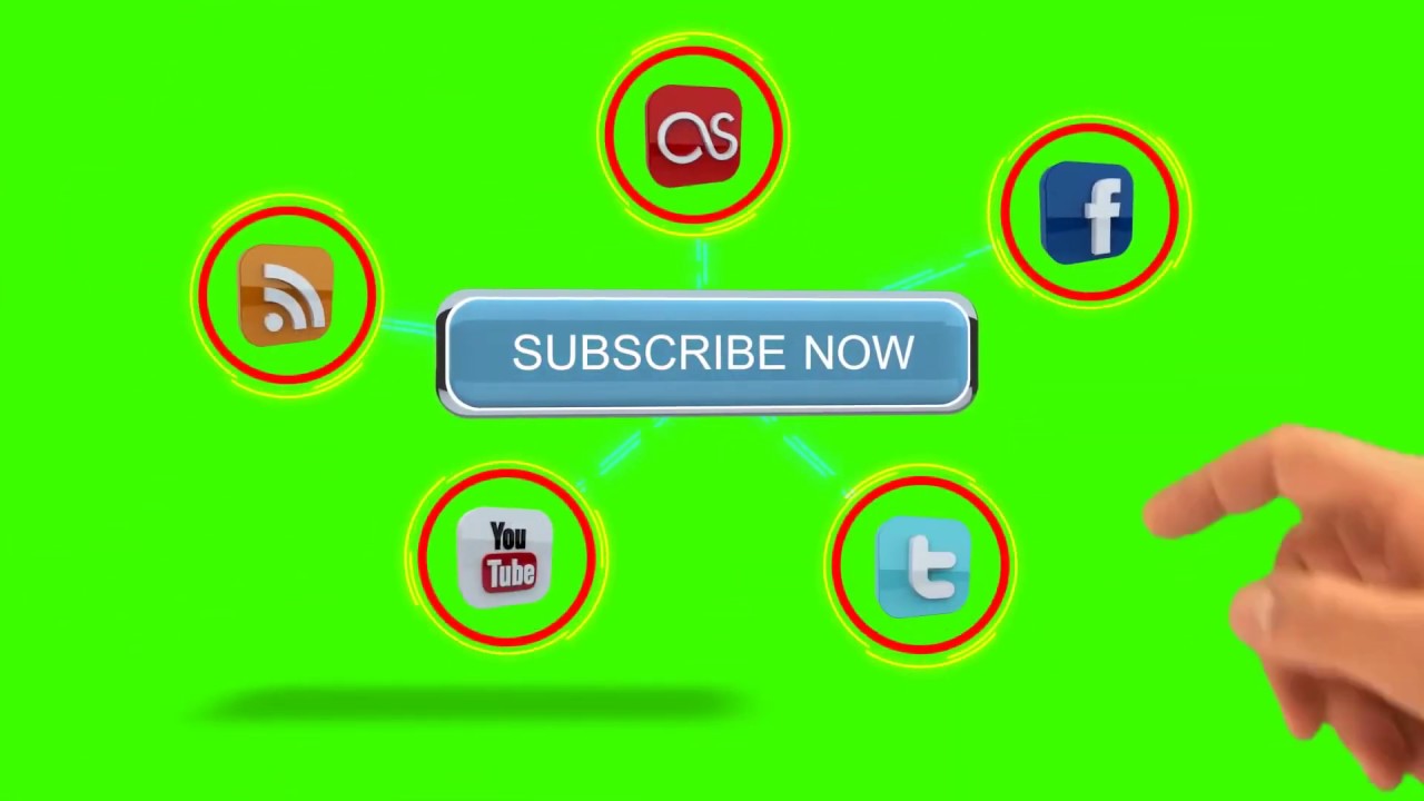 ANIMATED GREEN SCREEN SOCIAL MEDIA WITH SOUND EFFECT - YouTube