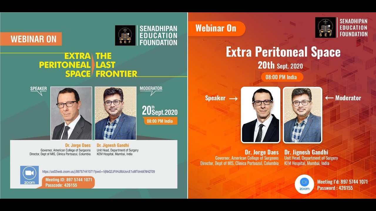 Extra Peritoneal Space The Last Frontier , Dr Jorge Daes - YouTube