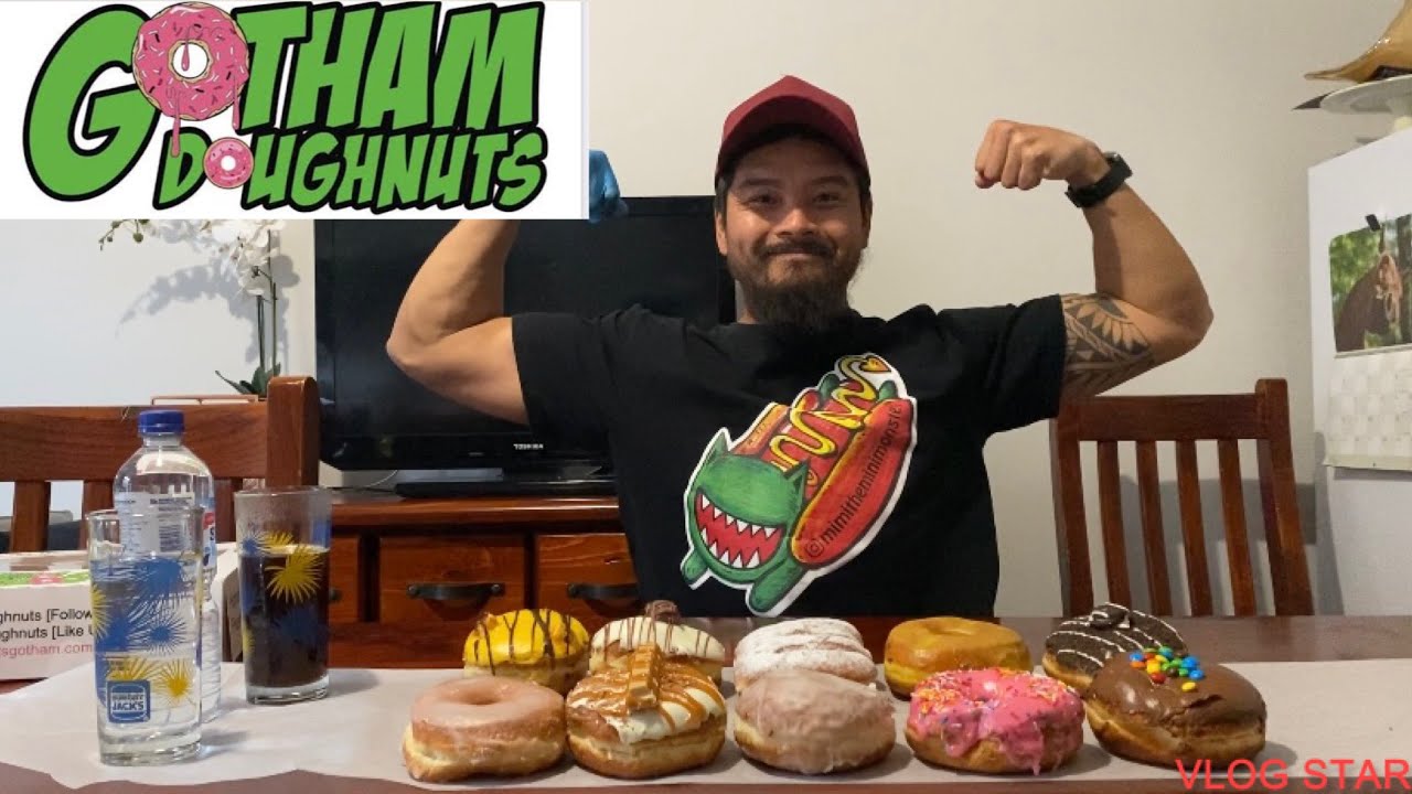 Gotham Doughnuts (challenge) #donuts #doughnuts #challenge - YouTube