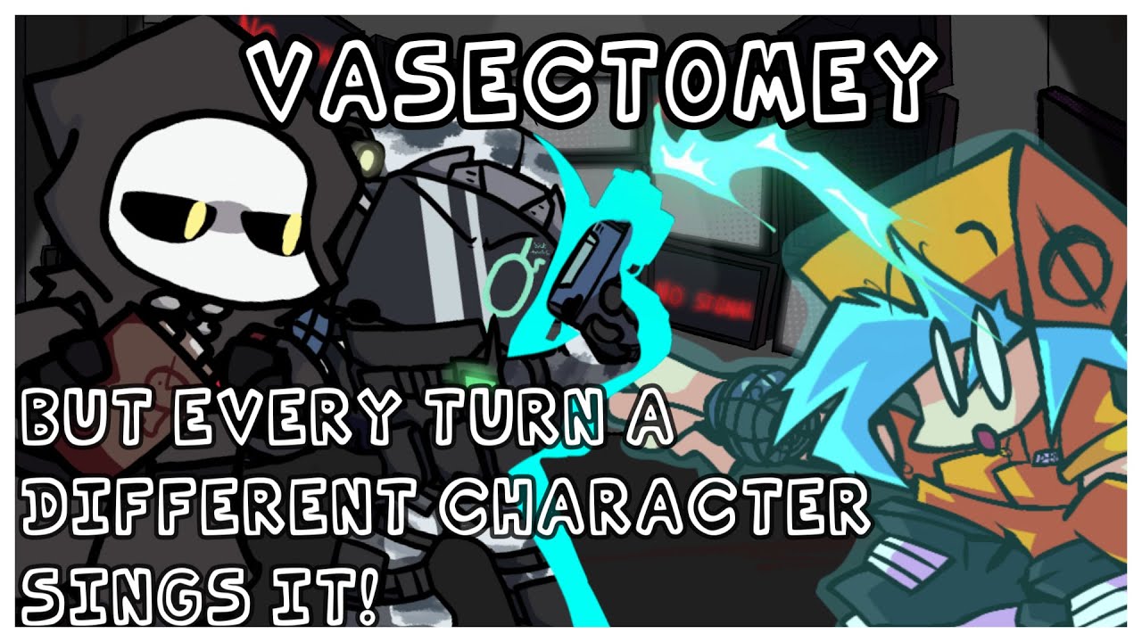 FNF Vasectomy! But - Every Turn A Different Character Sings It (Friday ...