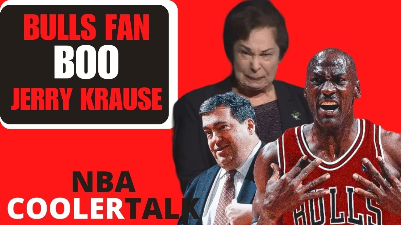 Chicago Bulls fans boo Jerry Krause and make his wife cry during Ring ...
