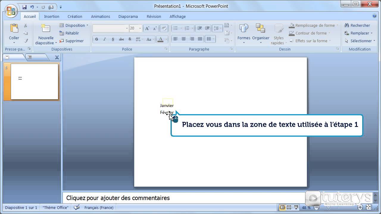 Comment insérer une liste à puces avec PowerPoint 2007 ? - YouTube