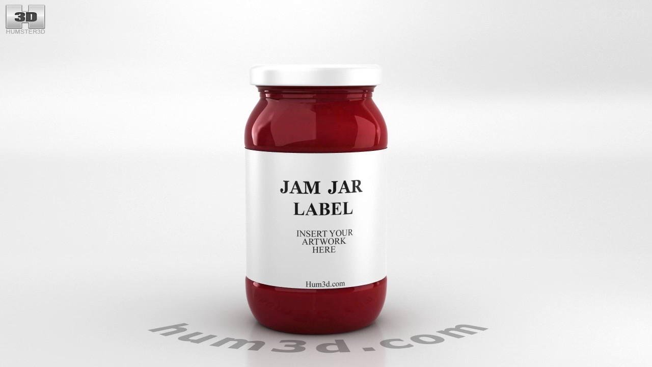 Jam Jar 3D model by 3DModels.org - YouTube