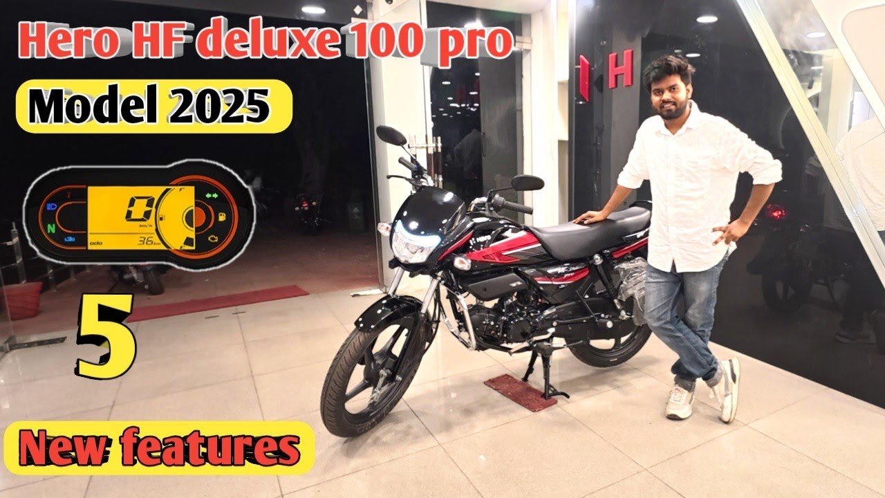 Hero HF Deluxe 100 Pro 2025 😍 | Features, Mileage & On-Road Price in ...