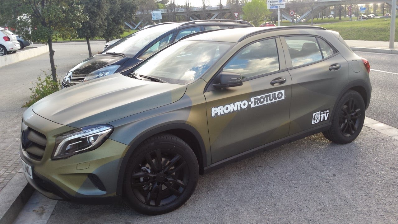 Impresionante Mercedes GLA en Camouflage Metalizado! - Car Wrapping by ...
