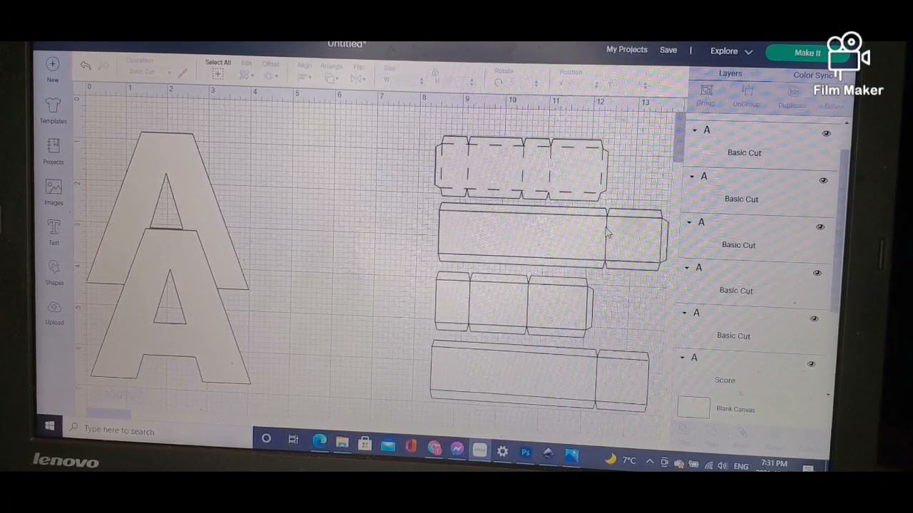 How to upload 3D Letter Templates in Cricut Design Space - YouTube