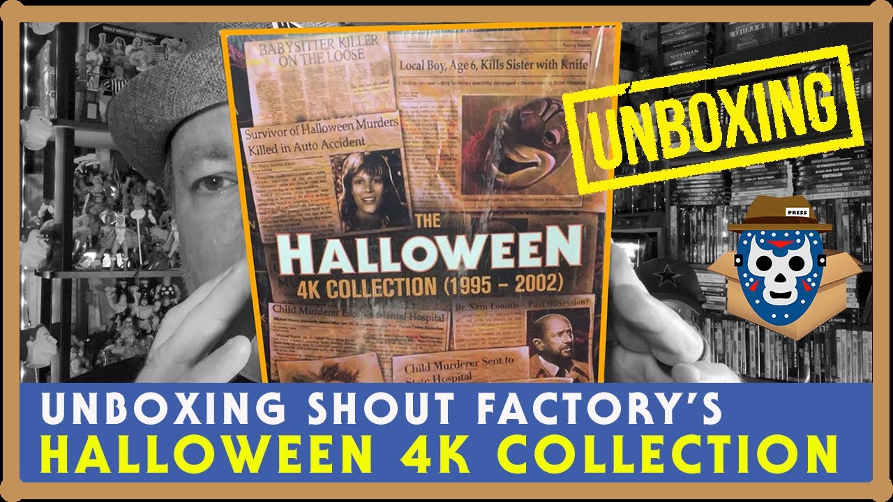 The HALLOWEEN 4K Collection (1995 - 2002) Shout Factory Set Unboxing ...