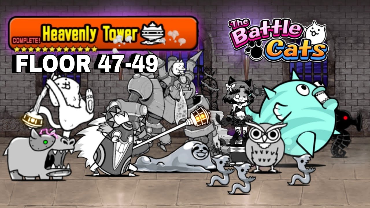 Heavenly Tower (Floor 47-49) - The Battle Cats - YouTube