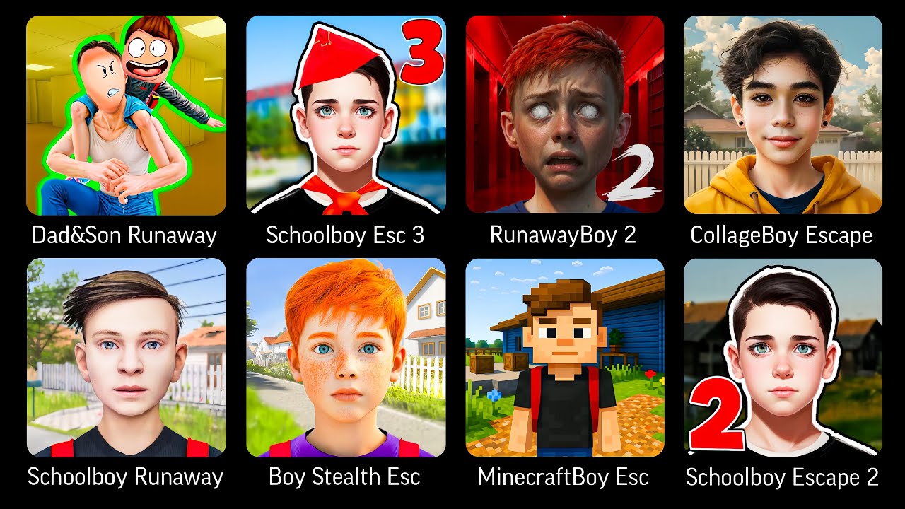 Nick's Runaway, Schoolboy Runaway Stealth, Schoolboy Escape 3: Summer ...
