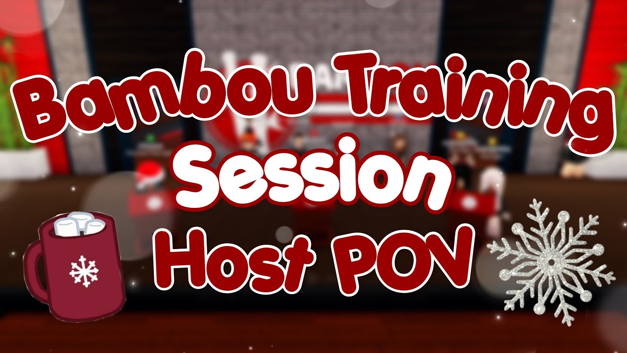 Bambou Training Session | MR POV (Roblox) - YouTube