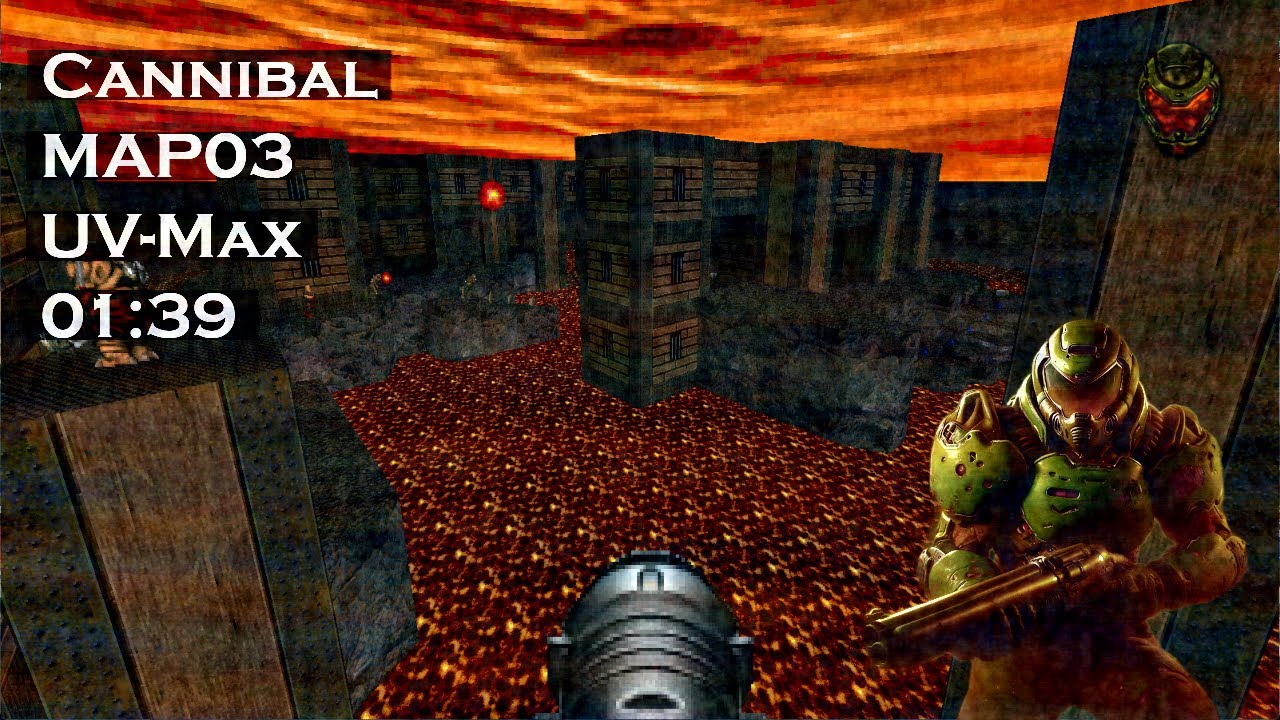 [Doom2] Cannibal - Map03 - UVMax - 1,39 - YouTube