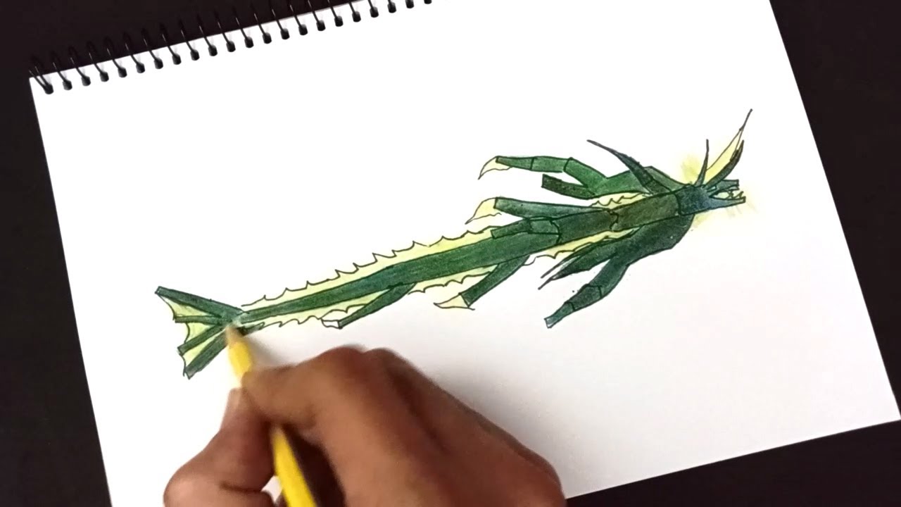 How to draw Northstar Serpent Fisch Roblox - YouTube