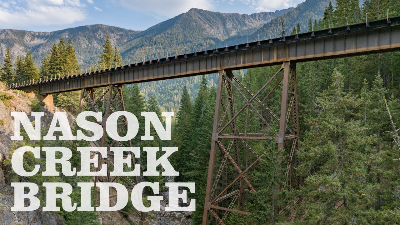 Nason Creek Bridge and Gaynor Tunnel - YouTube