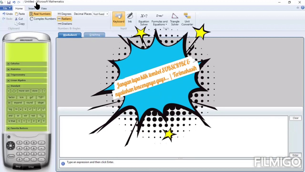 Tutorial Microsoft Mathematics - YouTube