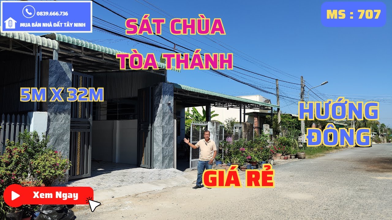 Nhà Đẹp Thành Phố Tây Ninh Thuận Tiện Kinh Doanh Giá Rẻ Mua Bán Nhà Đất Tây Ninh 707N - YouTube
