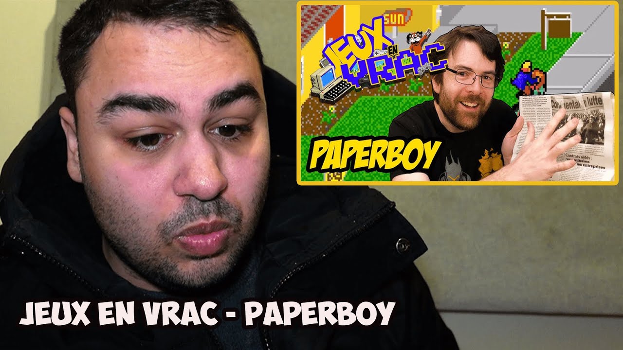 British Reaction To JEUX EN VRAC - PAPERBOY - YouTube