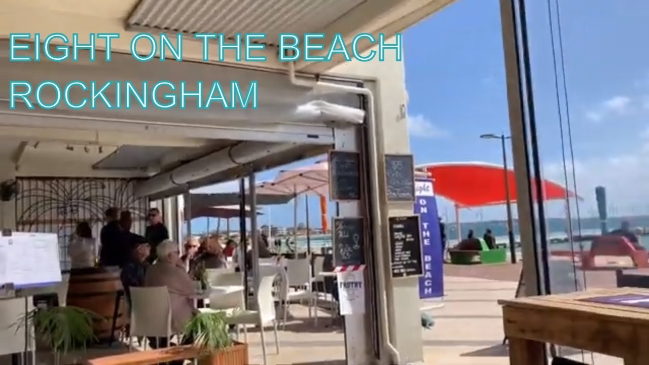 Mukbang at EIGHT ON THE BEACH Rockingham Vlog 2019 - YouTube