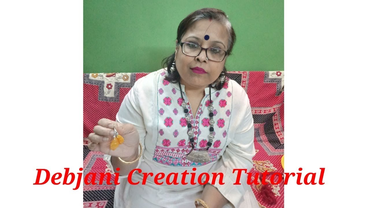 Jewellery Making Tutorial ( Necklace ) Part - 27/ Debjani Creations Tutorial - YouTube